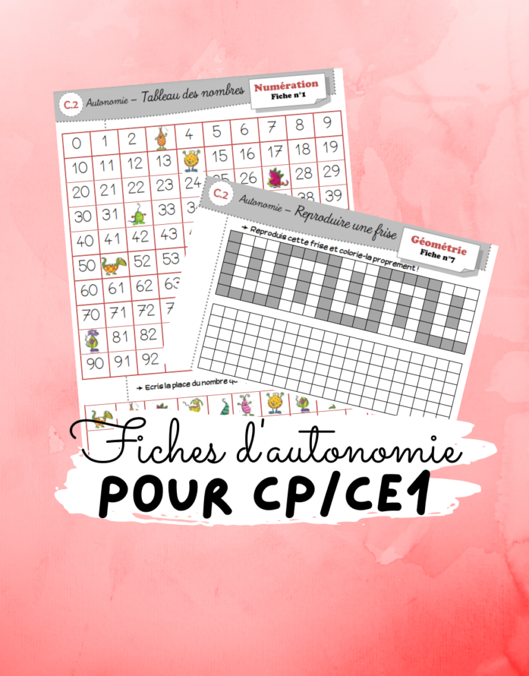 Mathématiques CP/CE1 – Rituels et autonomie - Orphéecole