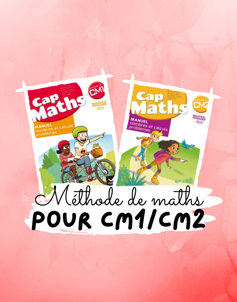 Cap Maths CM1 / CM2 – Organisation des séances - Orphéecole