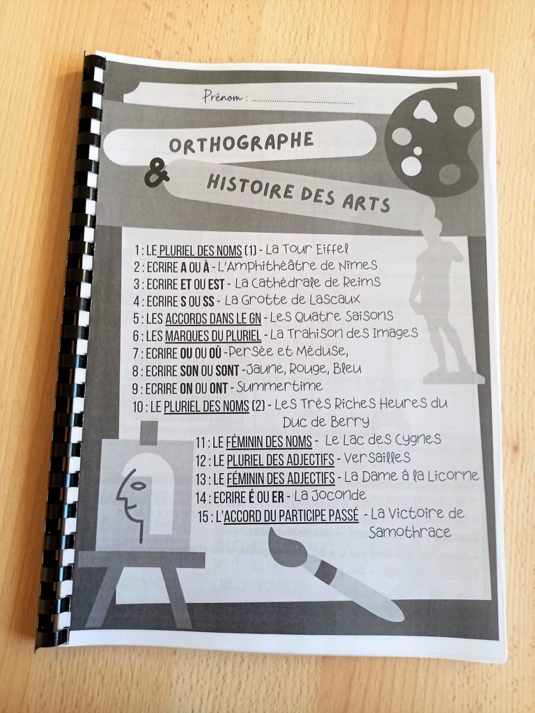 Dictées Histoire des Arts (tome 1) – Ressources pour l’année complète - Orphéecole