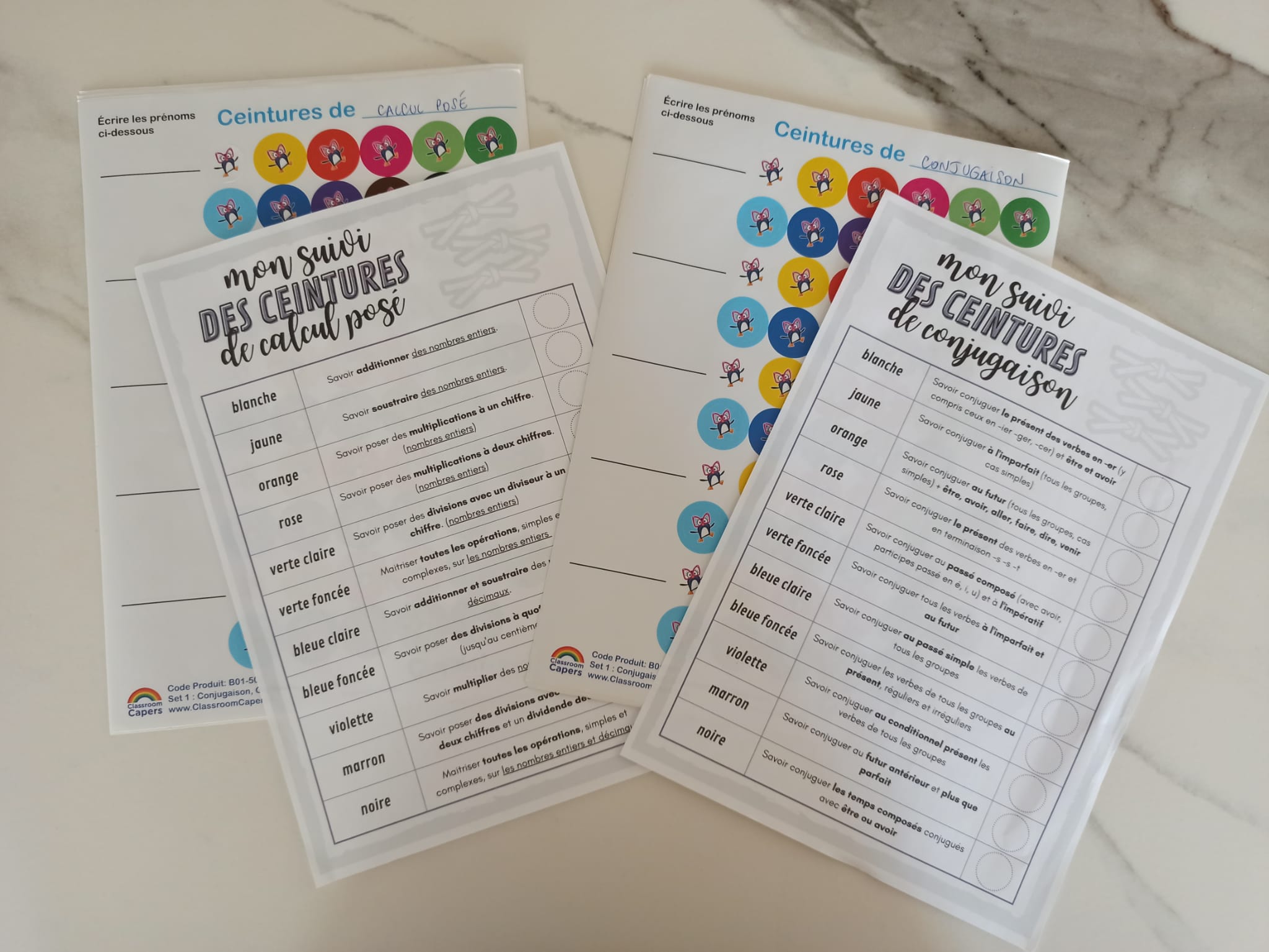 Ceintures de compétences au cycle 3 - Orphéecole